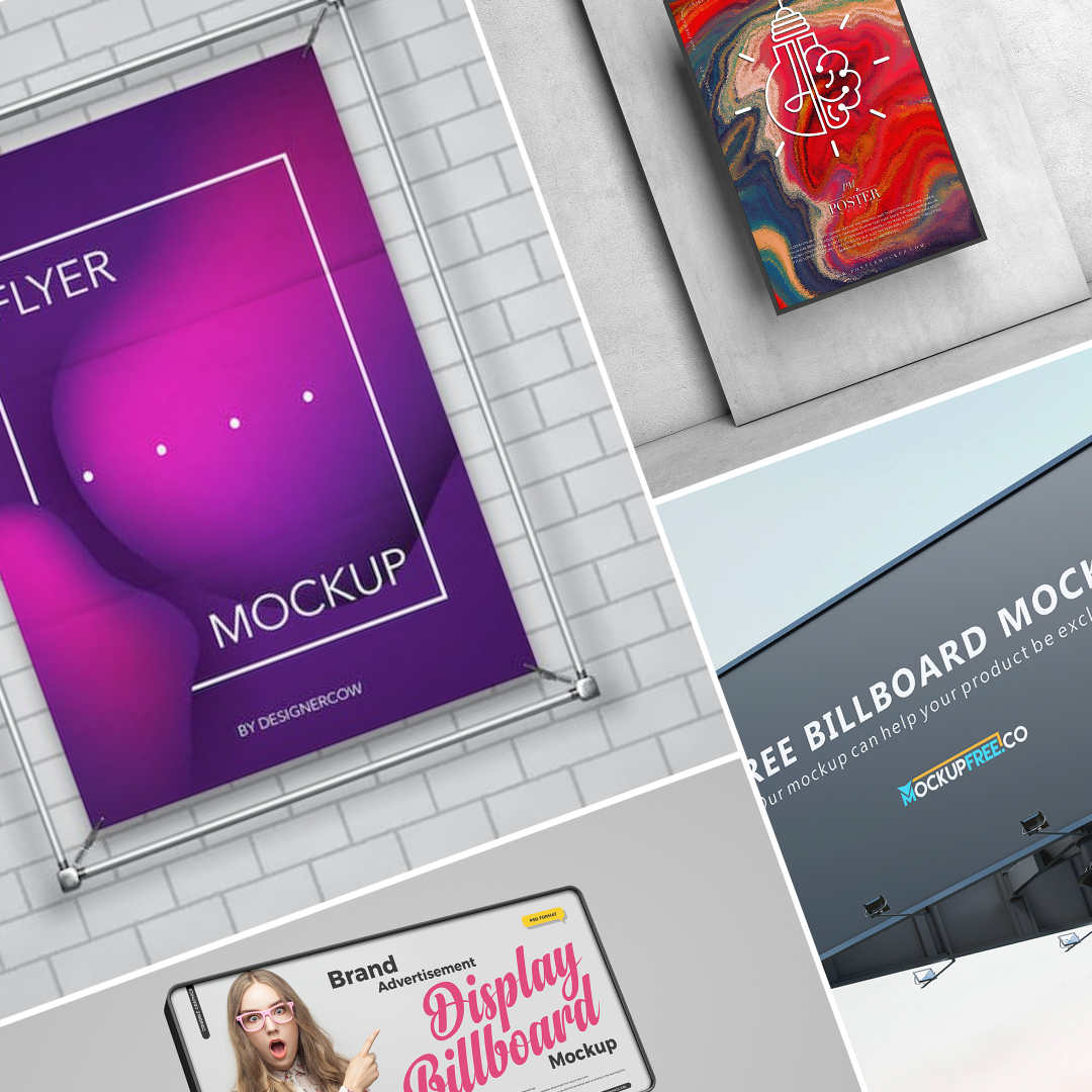35 Free Poster And Frame Mockups For Photoshop