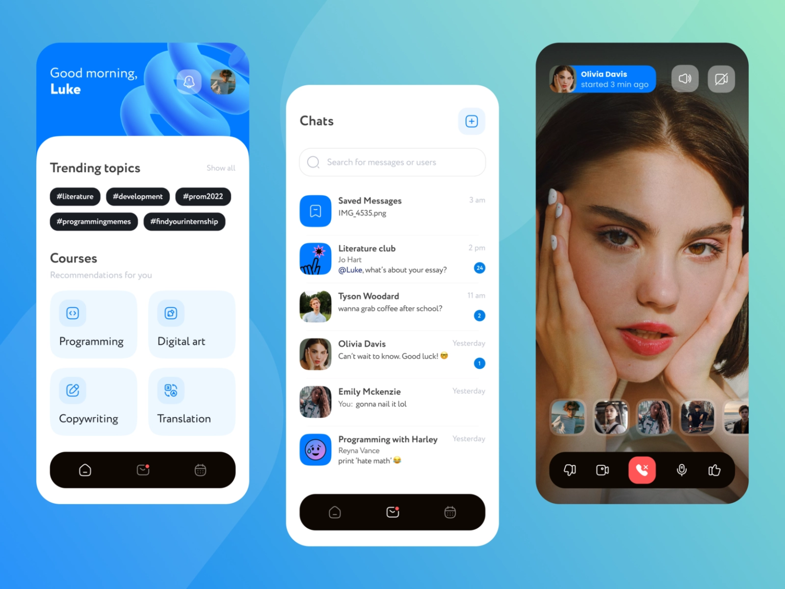 26 Mobile App Design Inspiration - Inspiration & Productivity for Everyone