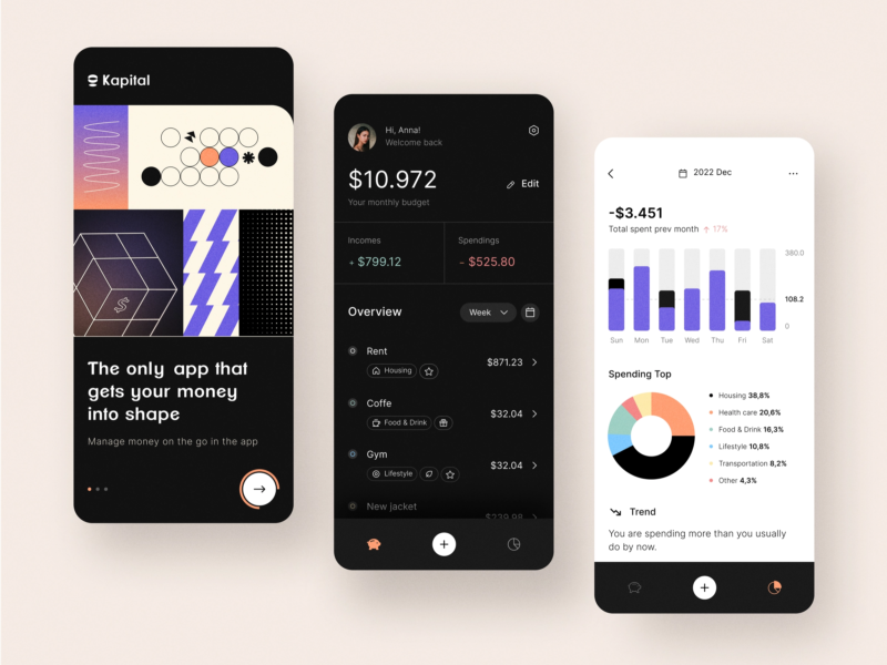 26 Mobile App Design Inspiration - Inspiration & Productivity for Everyone