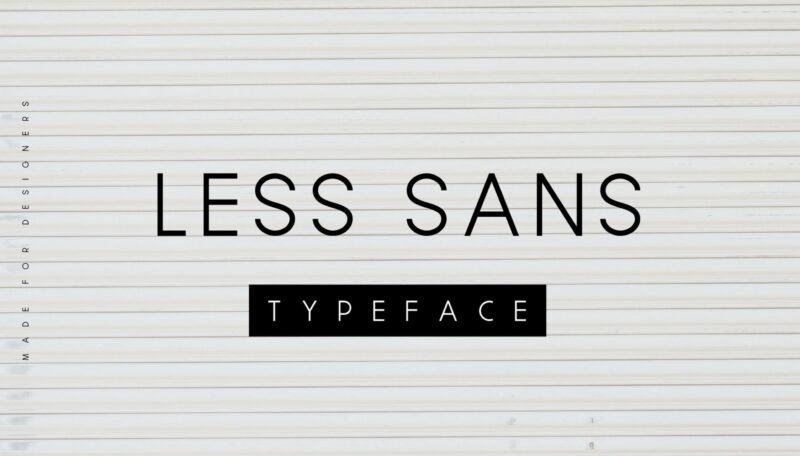 26 Free Minimal fonts by designers for designers - Inspiration ...