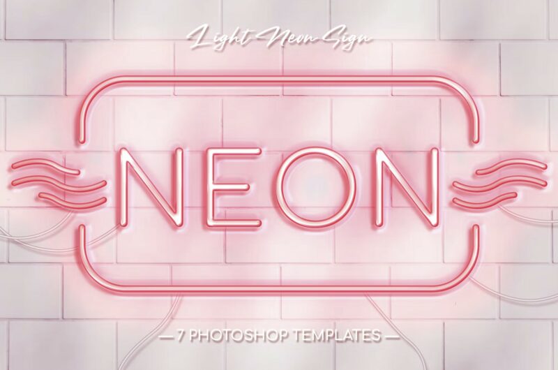 32 Free Neon Typography & Logo Effect - Inspiration & Productivity for ...