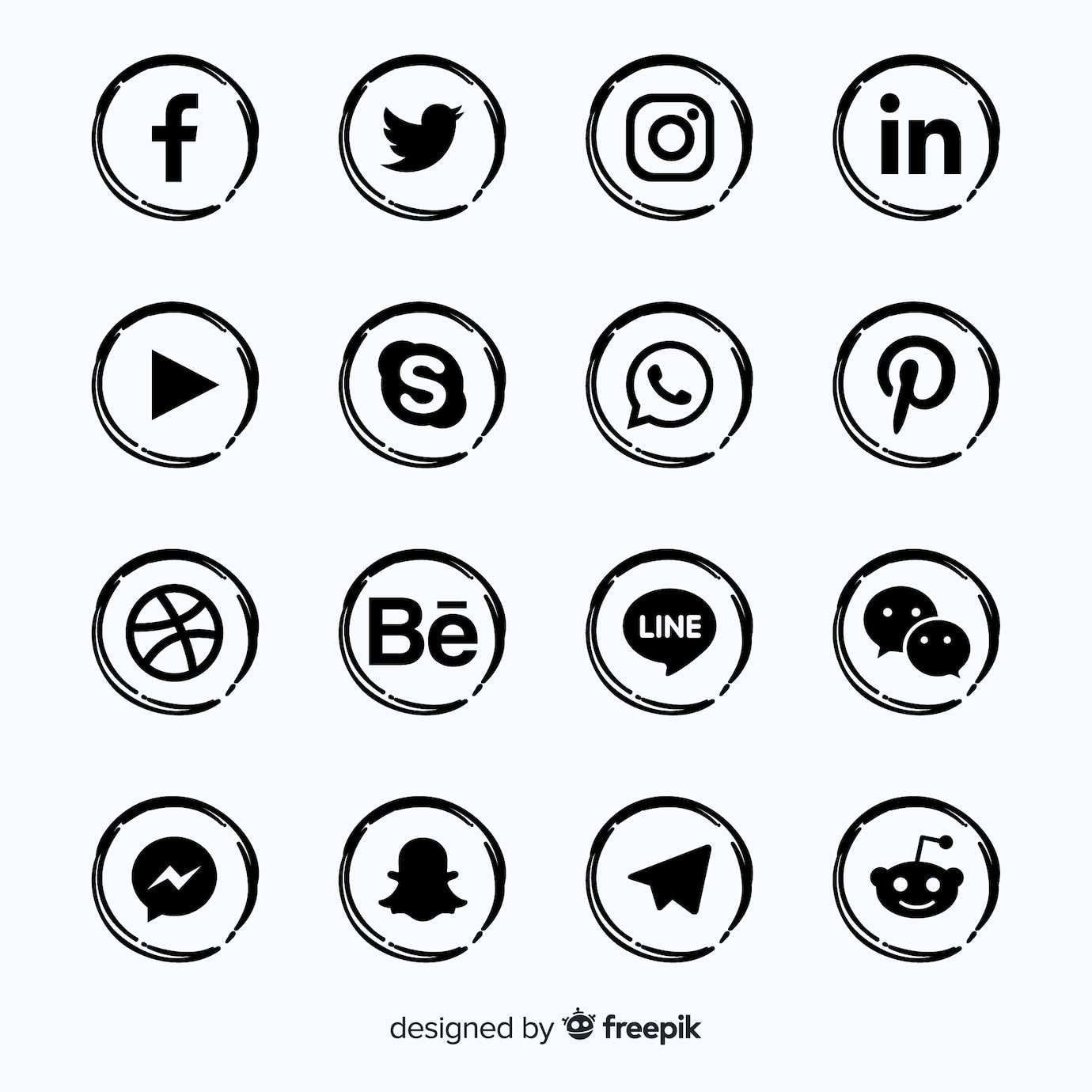 20 Best Free social media icon sets - Inspiration & Productivity for ...
