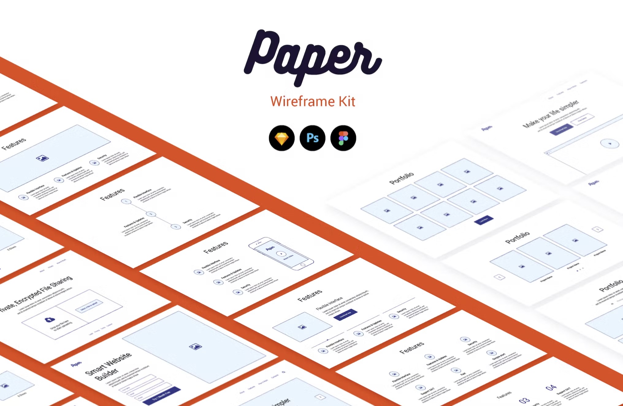 40 Free Web & App Wireframes - Inspiration & Productivity for Everyone