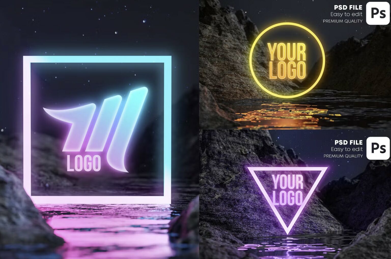 32 Free Neon Typography & Logo Effect - Inspiration & Productivity for ...