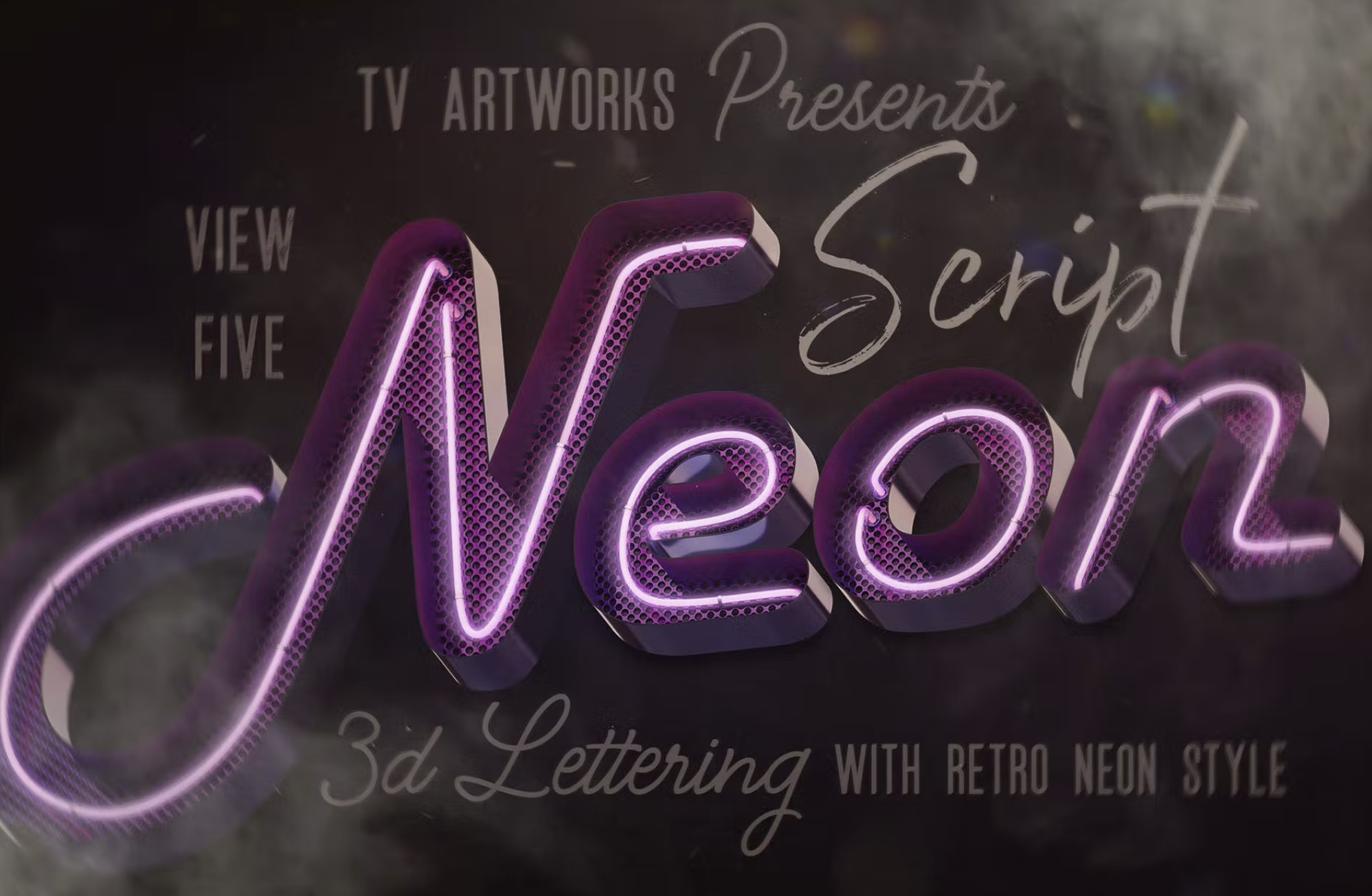 32 Free Neon Typography & Logo Effect - Inspiration & Productivity for ...