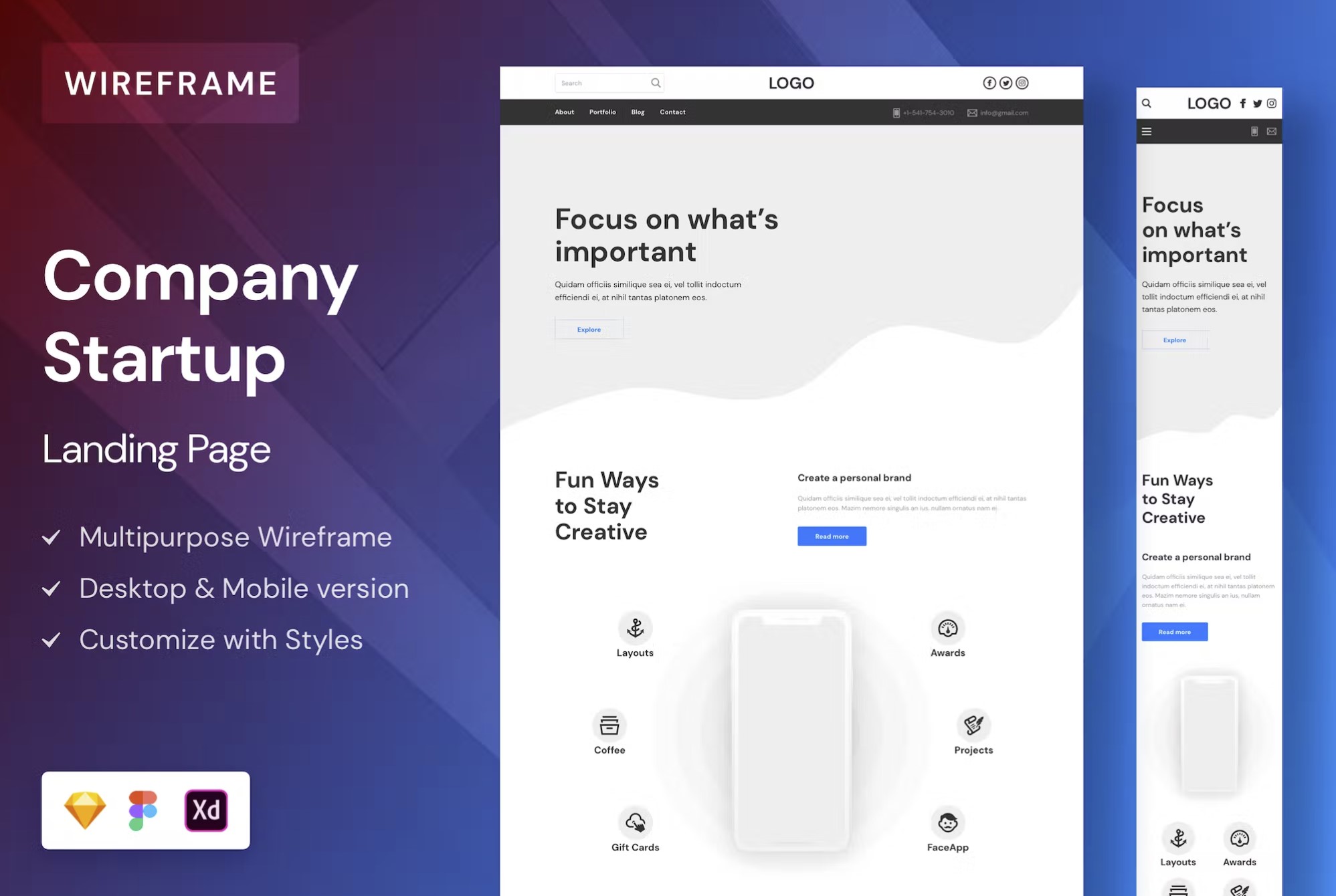 40 Free Web & App Wireframes - Inspiration & Productivity for Everyone