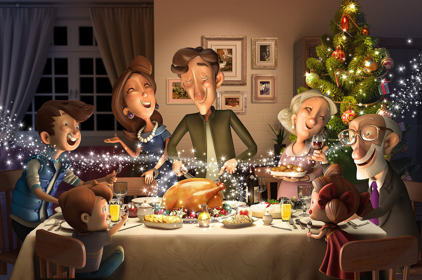 40 Thanksgiving Illustrations to inspire you - Resources & Inspirations ...