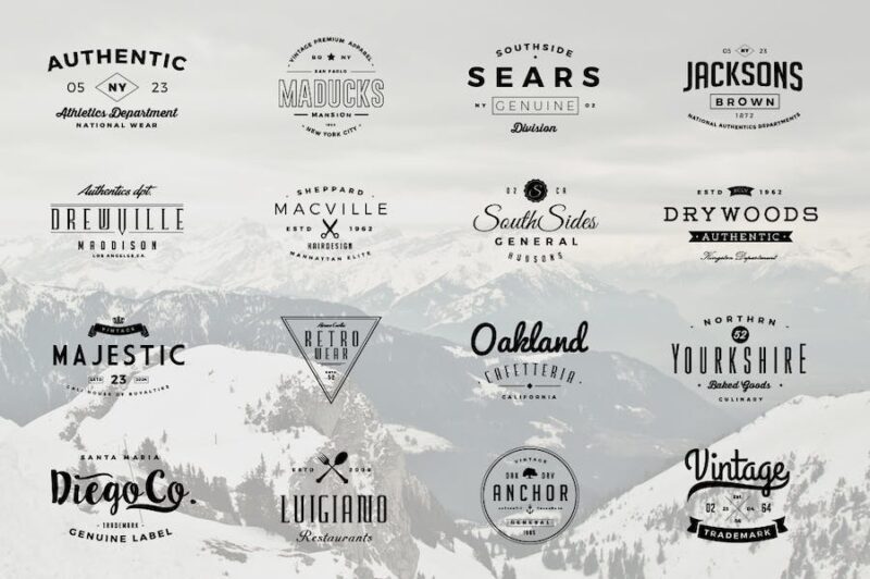 24 Collections of Best Vintage Logos - Inspiration & Productivity for ...