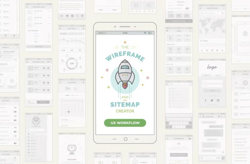 40 Free Web & App Wireframes - Inspiration & Productivity for Everyone