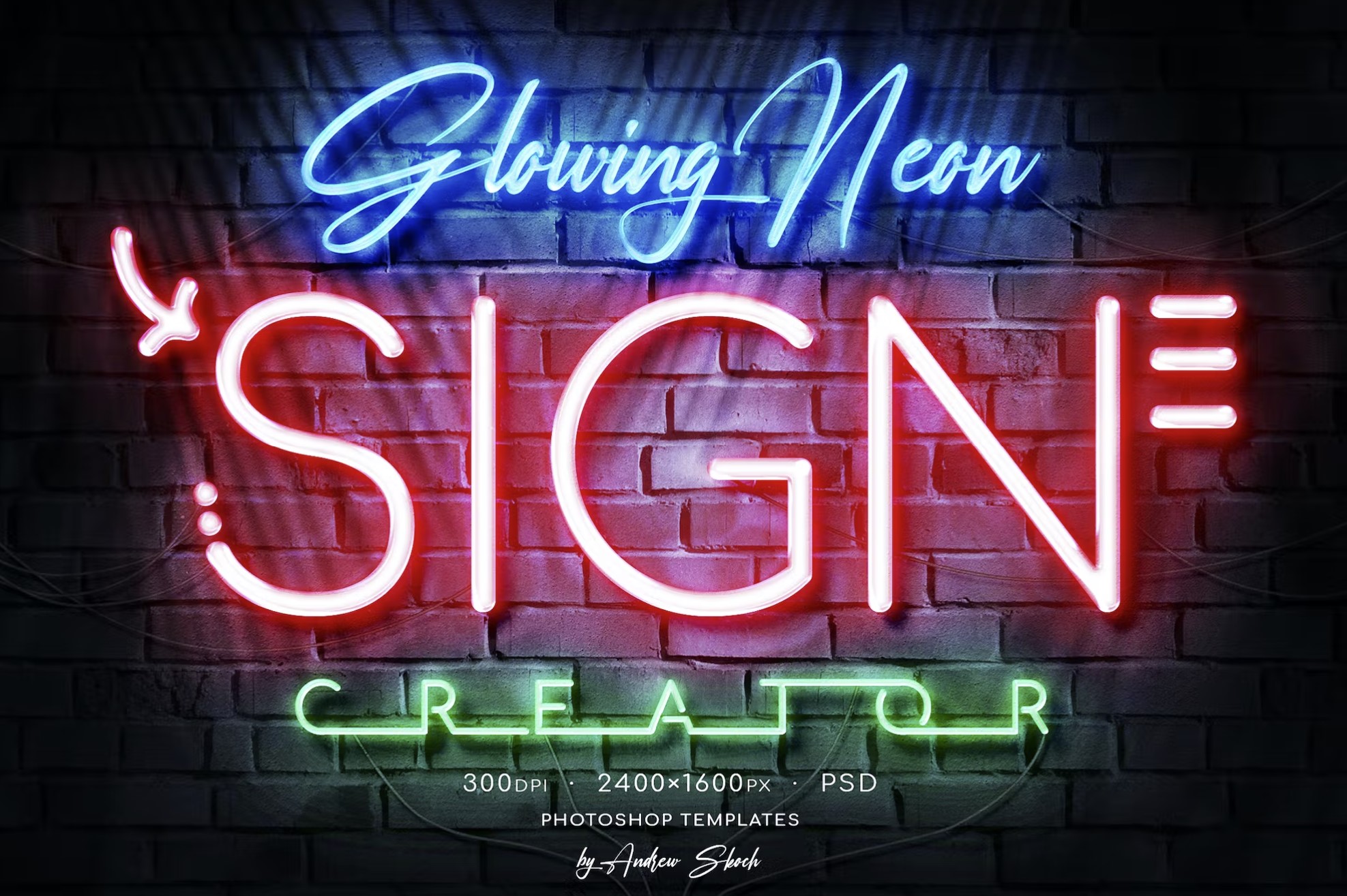 32 Free Neon Typography & Logo Effect - Inspiration & Productivity for ...