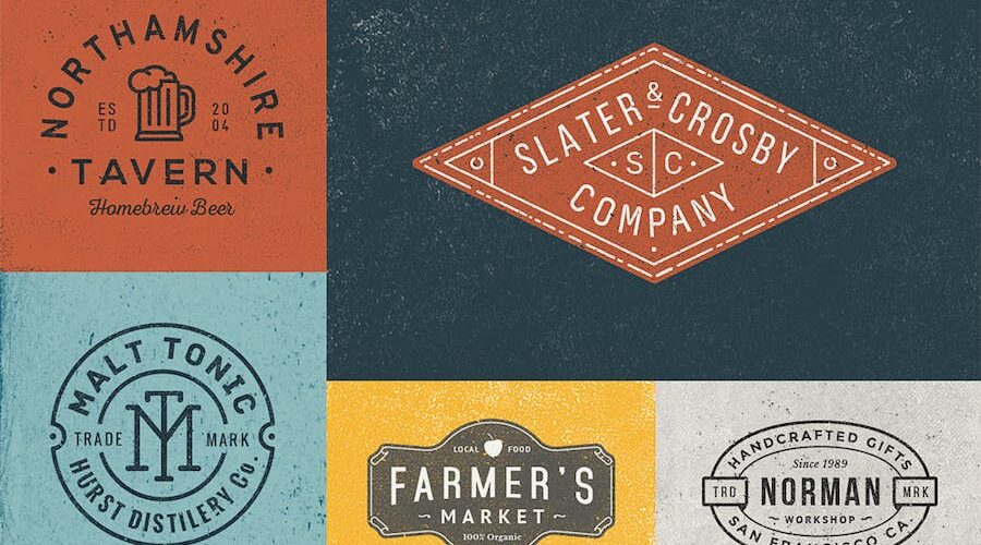 24 Collections of Best Vintage Logos