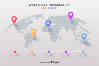 30 Free World Map Vector Collection