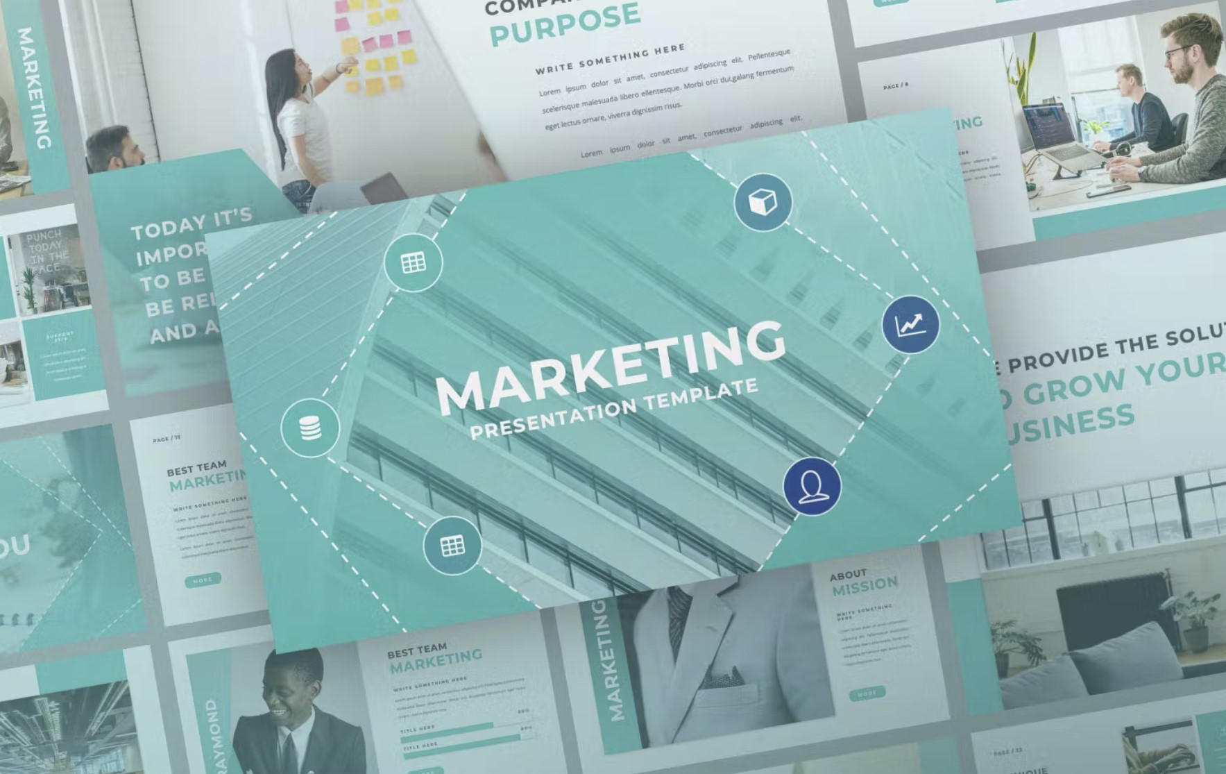 26 Free Marketing Presentation - Inspiration & Productivity for Everyone