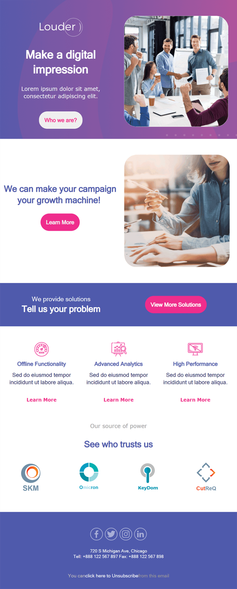 30 Free Beautiful Email Newsletter Templates - Inspiration ...