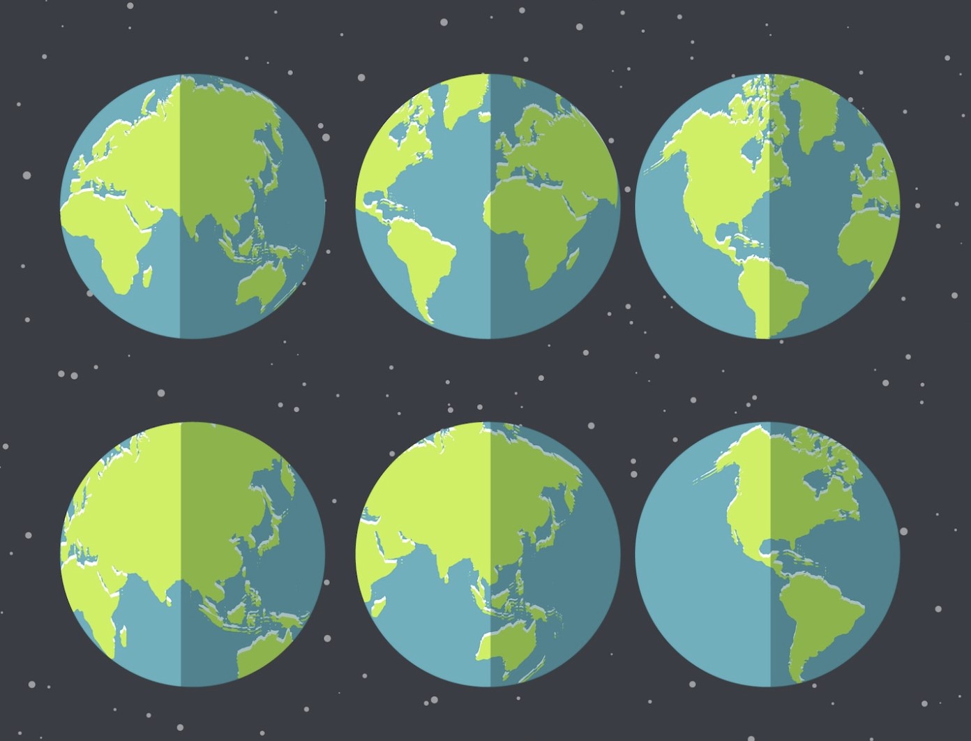 30 Free World Map Vector Collection