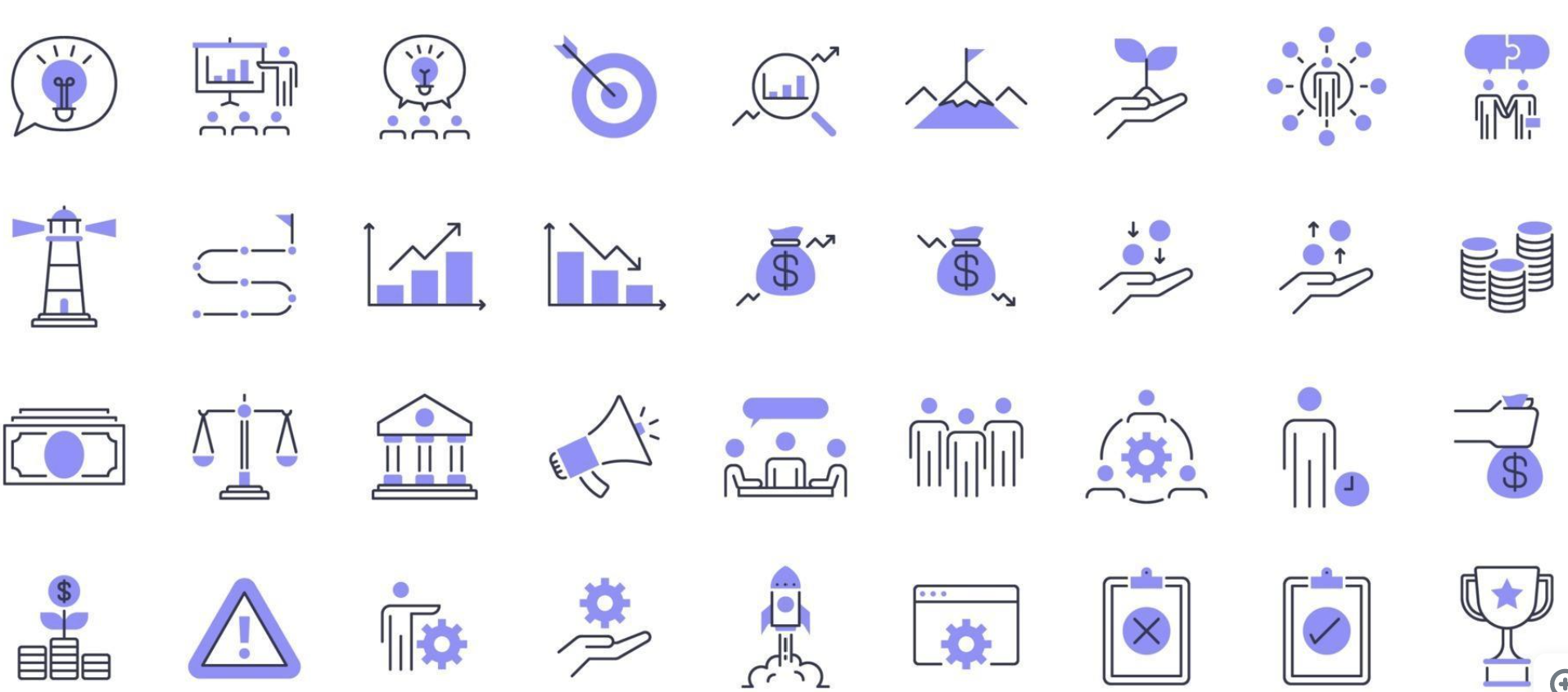 30 Startup and Business Icon Packs for Free - Inspiration ...