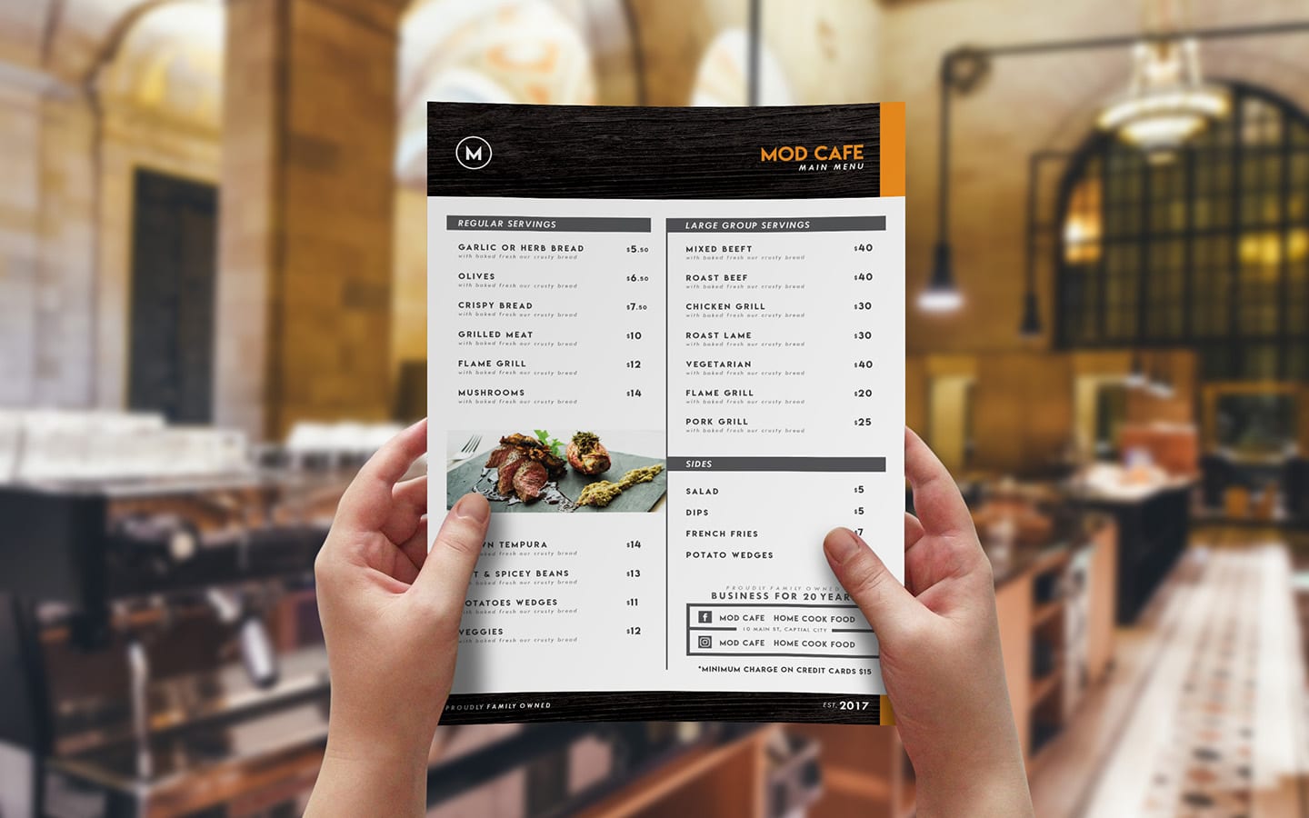 22 Beautiful Free Restaurant Menus Design Templates - Inspiration ...