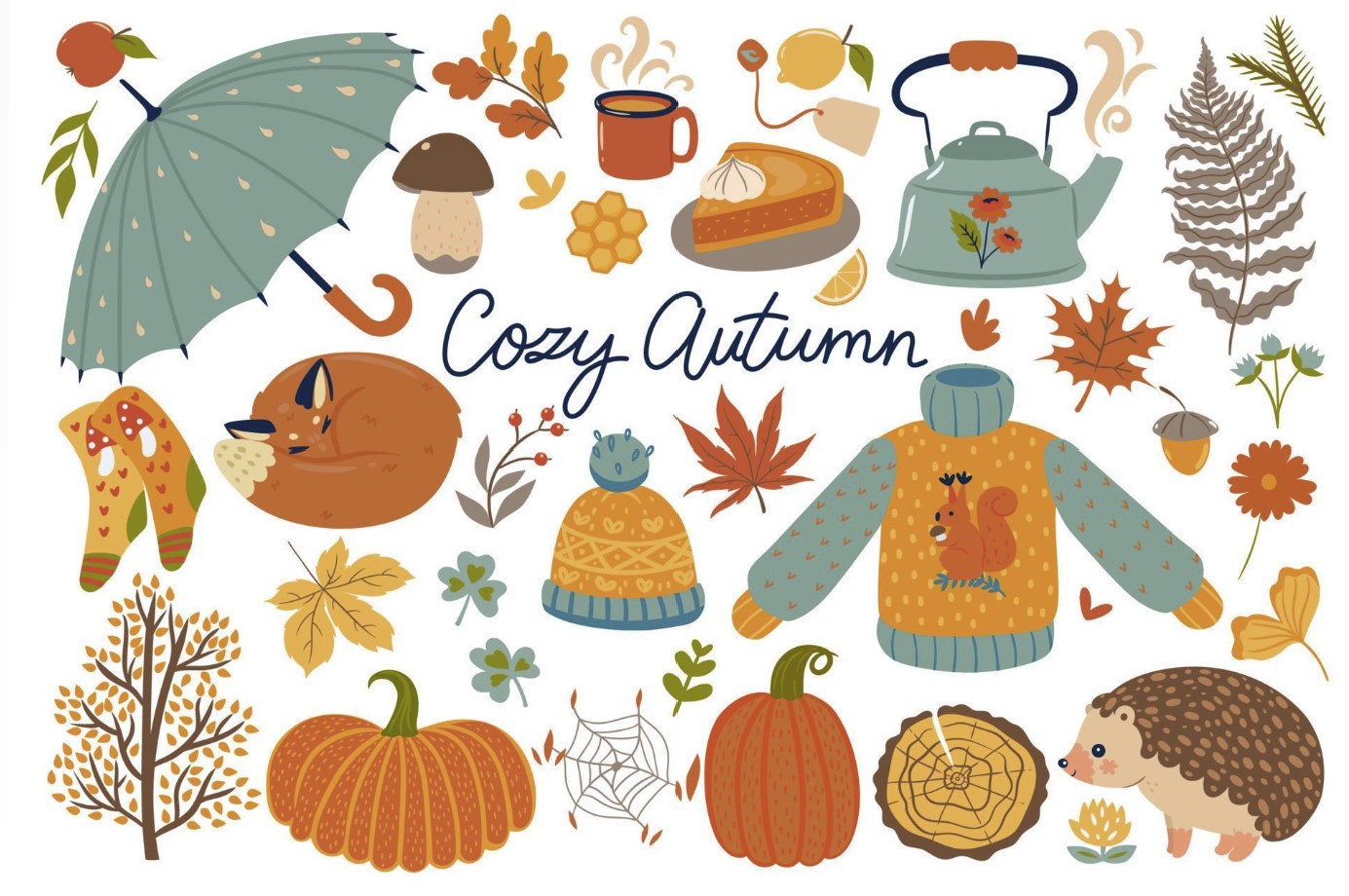 30 Free Autumn Icons pack - Inspiration & Productivity for Everyone