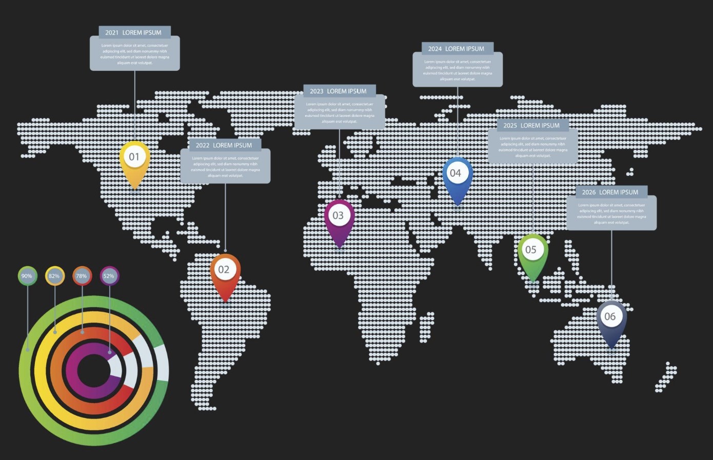 30 Free World Map Vector Collection