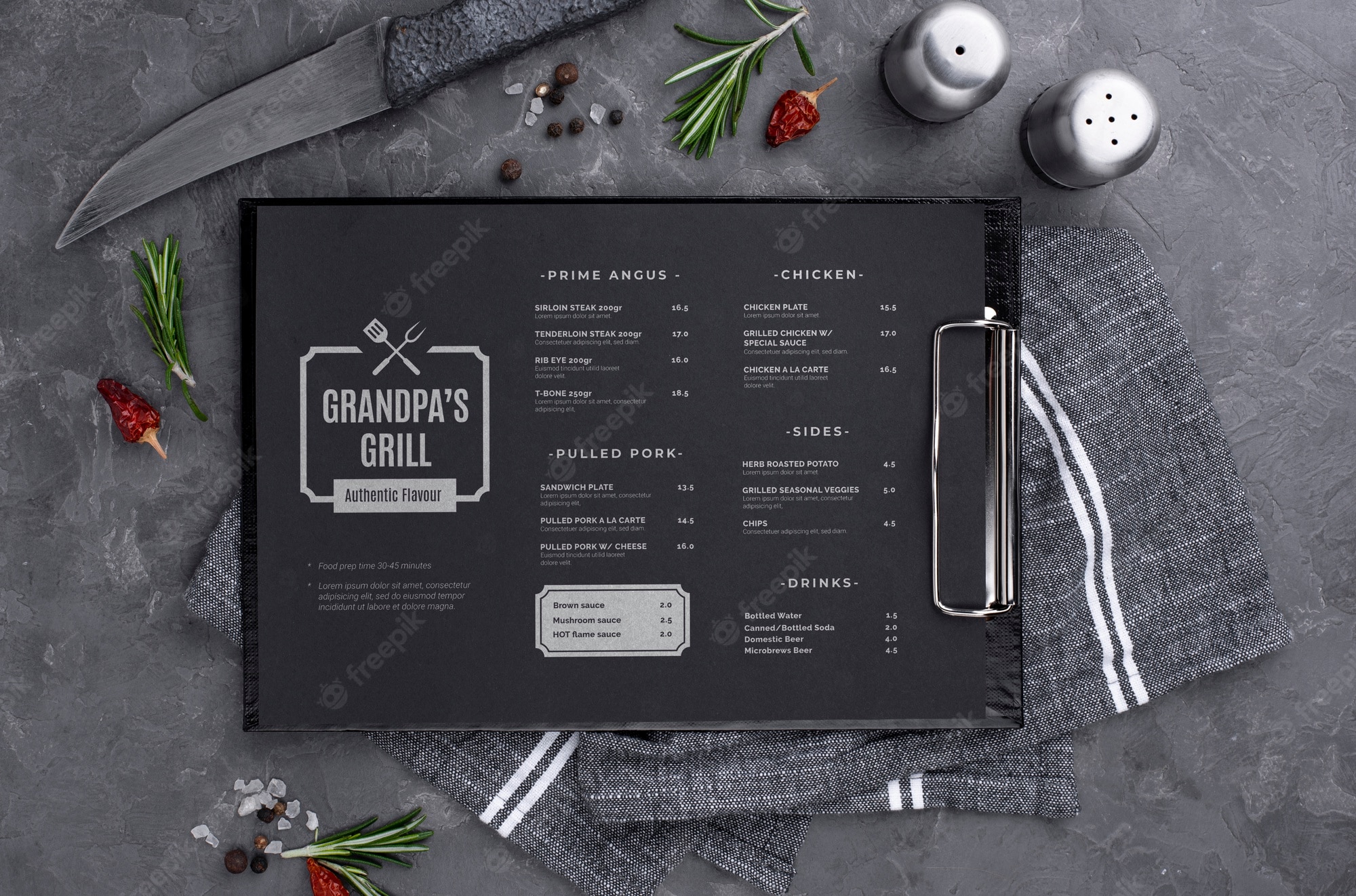 22 Beautiful Free Restaurant Menus Design Templates - Inspiration ...