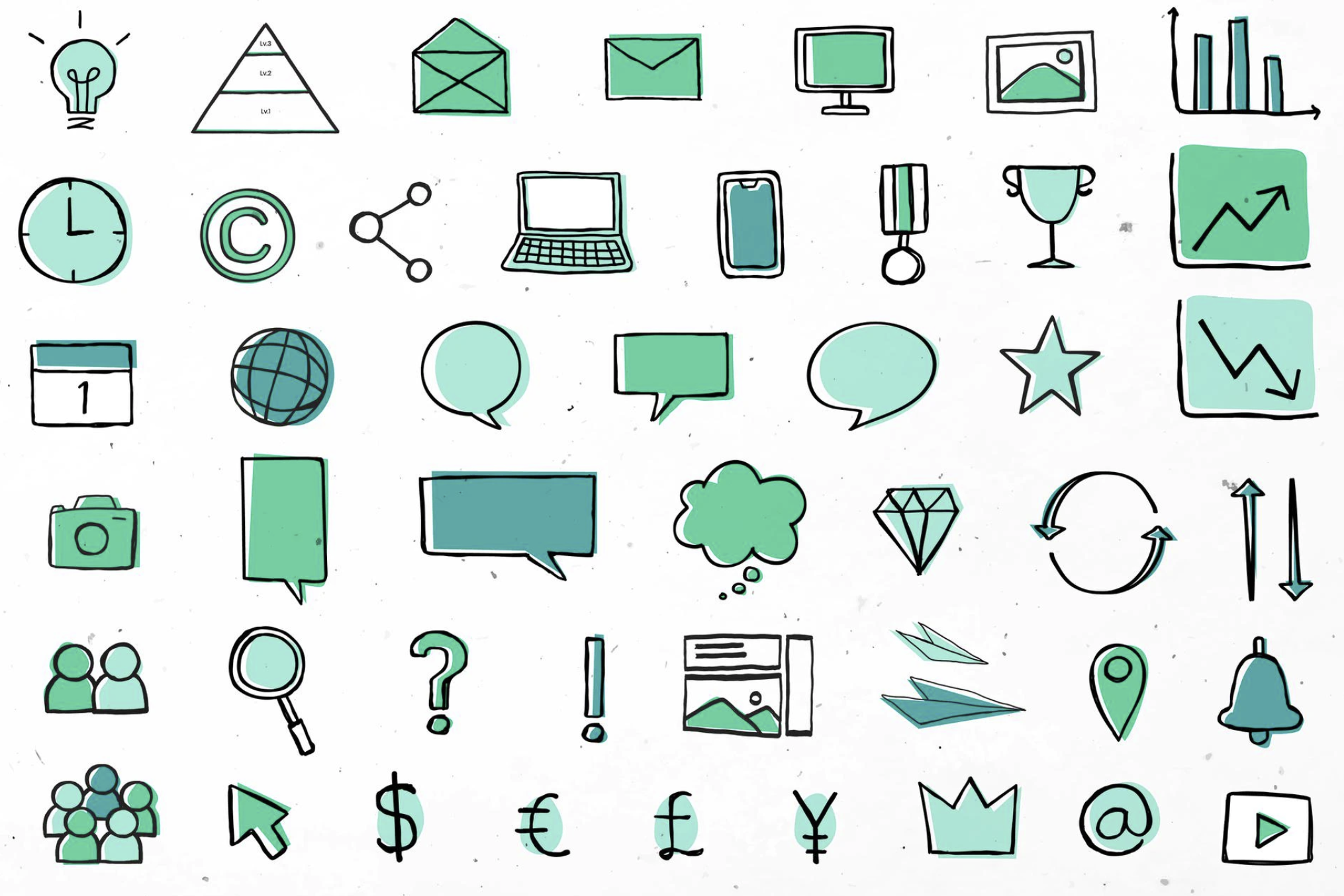 30 Startup and Business Icon Packs for Free - Inspiration ...