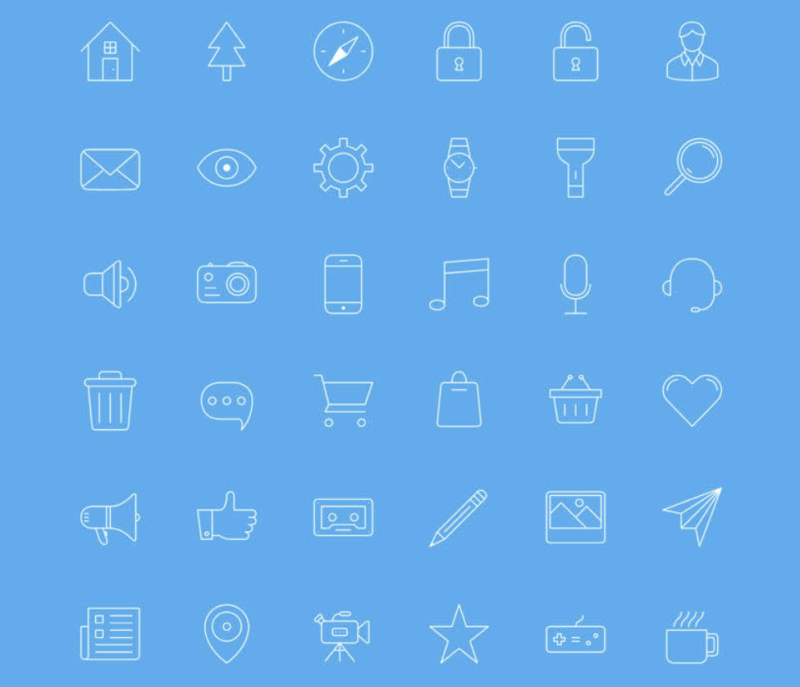 33 Best Free Linear Icon Packs For UI Design - Inspiration ...
