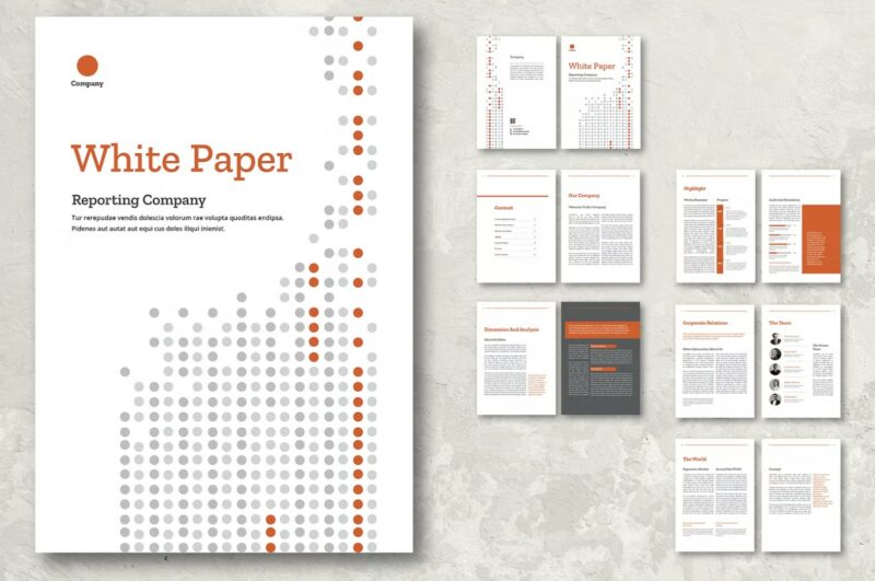 The 20 Top White Paper Templates for Word & InDesign - Inspiration ...