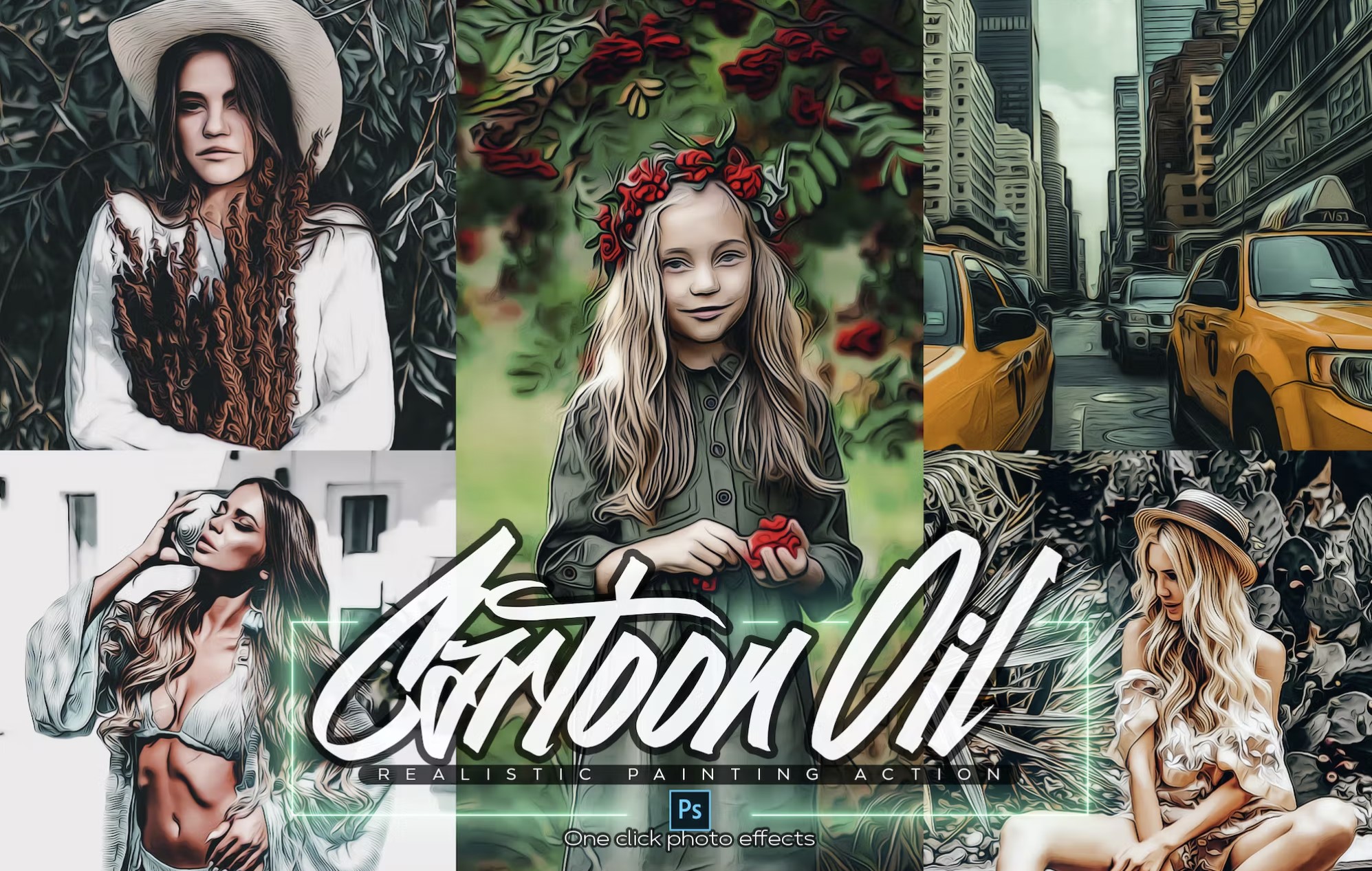 15 Photoshop Actions to Create Cool Comic & Cartoon Effects