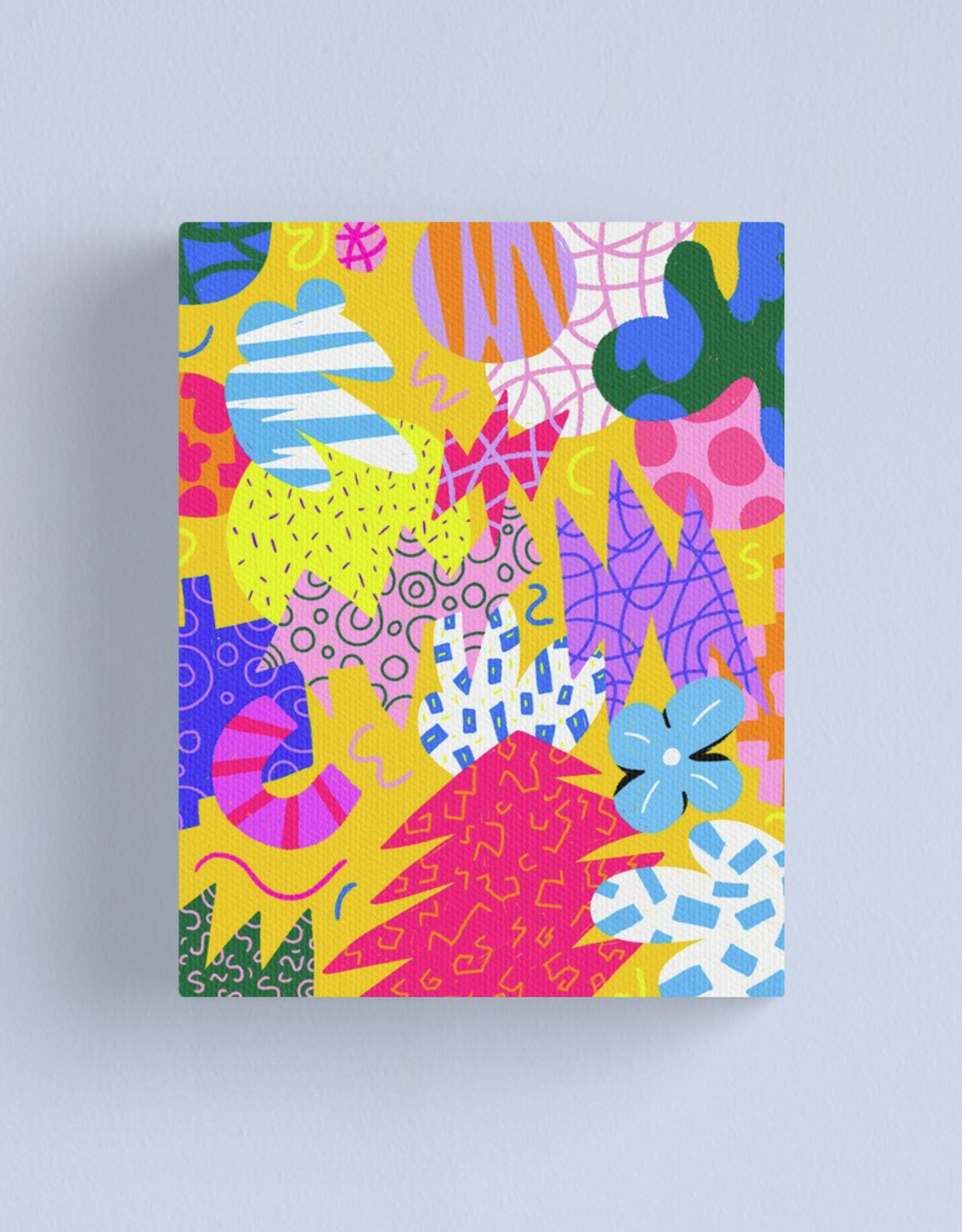 30 Colorful & Abstract Canvas Wall Art - Inspiration & Productivity for ...