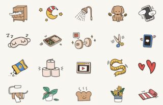 30 Cute icon packs for download - Inspiration & Productivity for Everyone