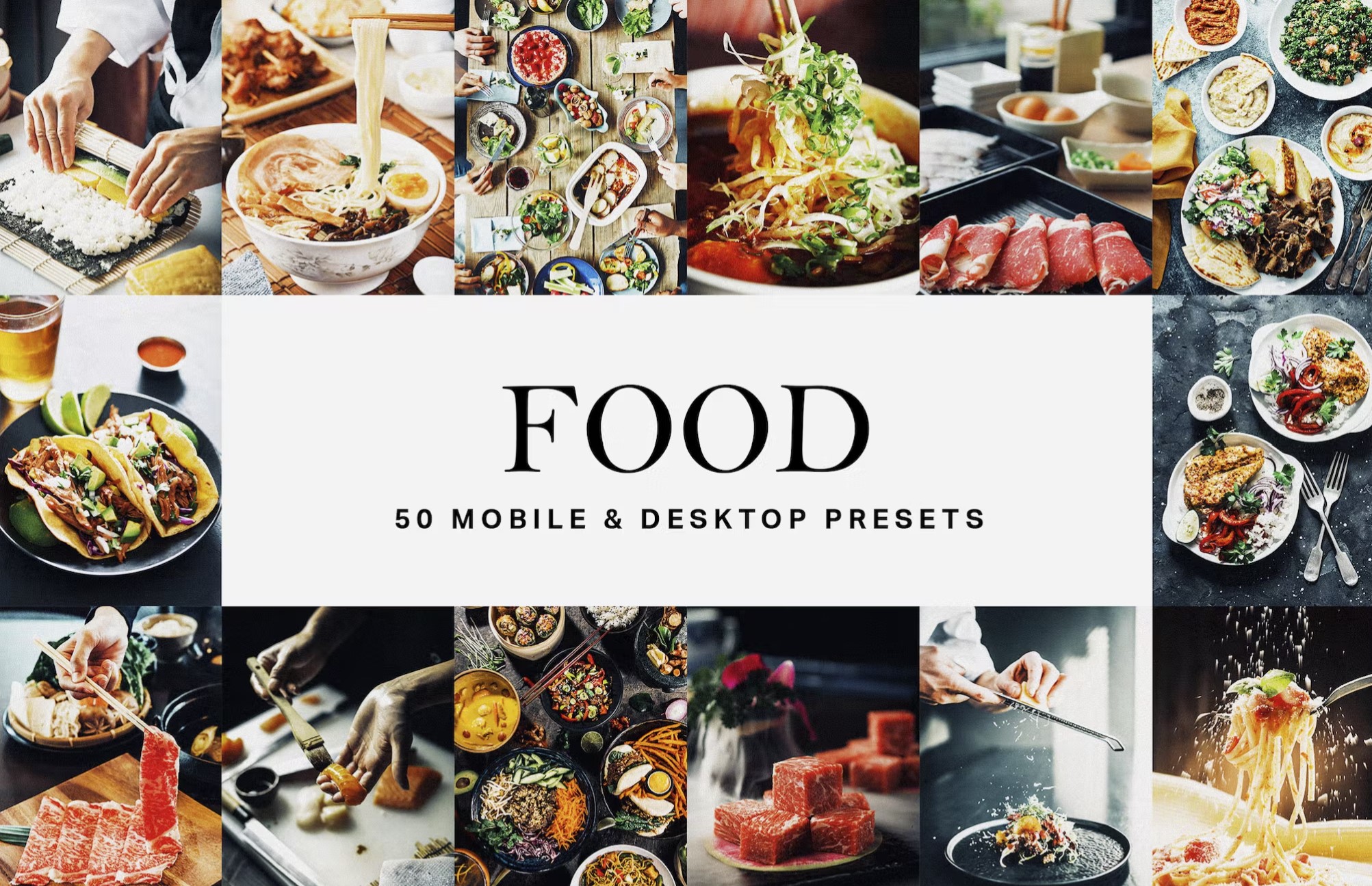 20 Tasty Food Lightroom Presets