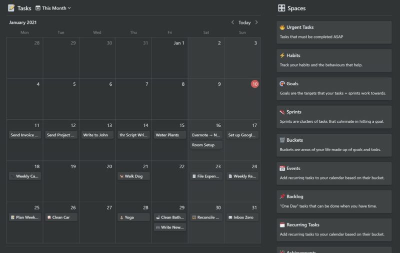 The Best Notion Productivity & To Do List Templates