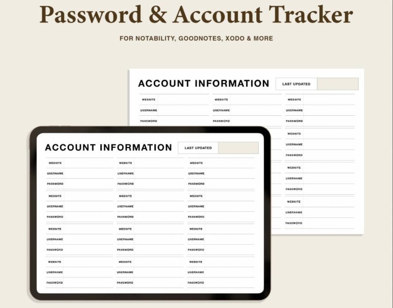 35 Useful and Beautiful GoodNotes Templates