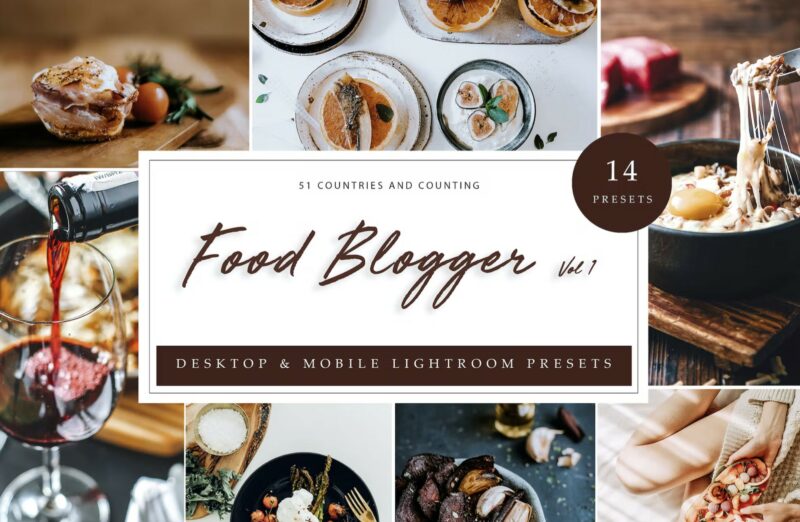 20 Tasty Food Lightroom Presets