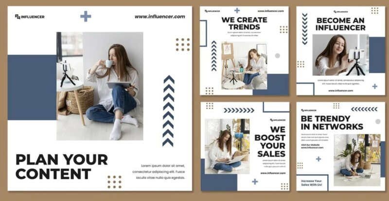 40+ Free & Best Social Media Design Kit Templates - Inspiration ...