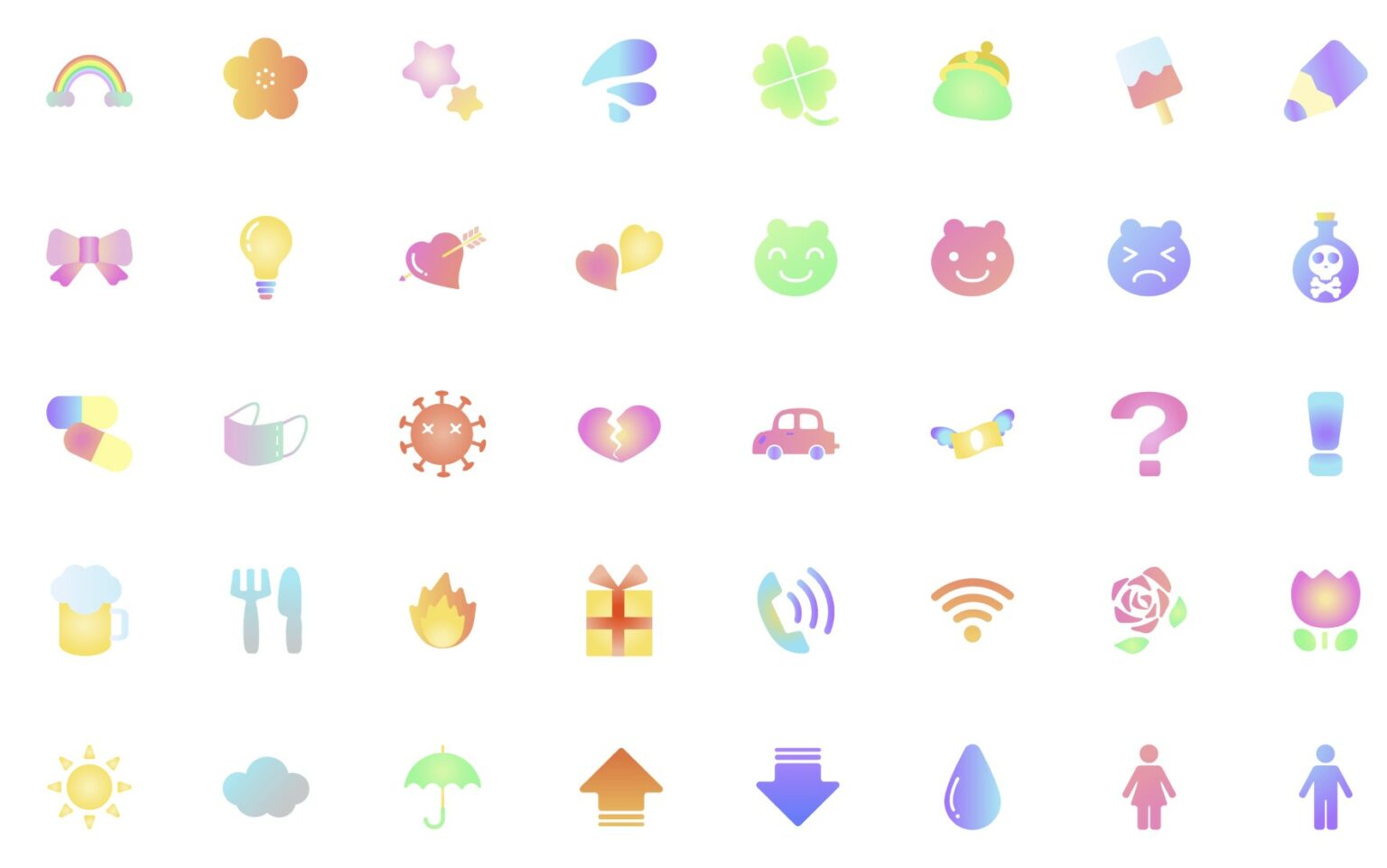 30 Cute icon packs for download - Inspiration & Productivity for Everyone