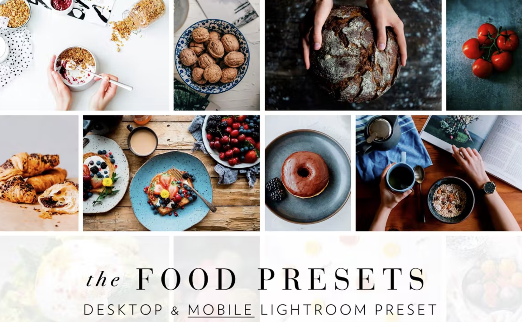 20 Tasty Food Lightroom Presets