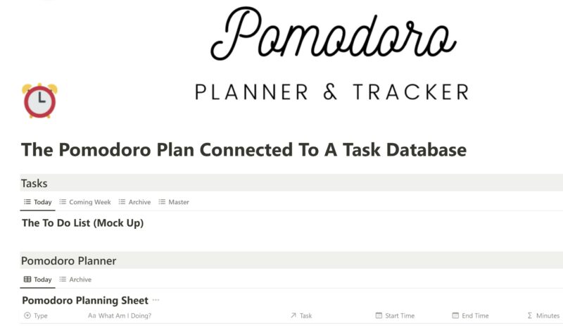 10 Pomodoro Tracker Templates For Notion - Inspiration & Productivity ...