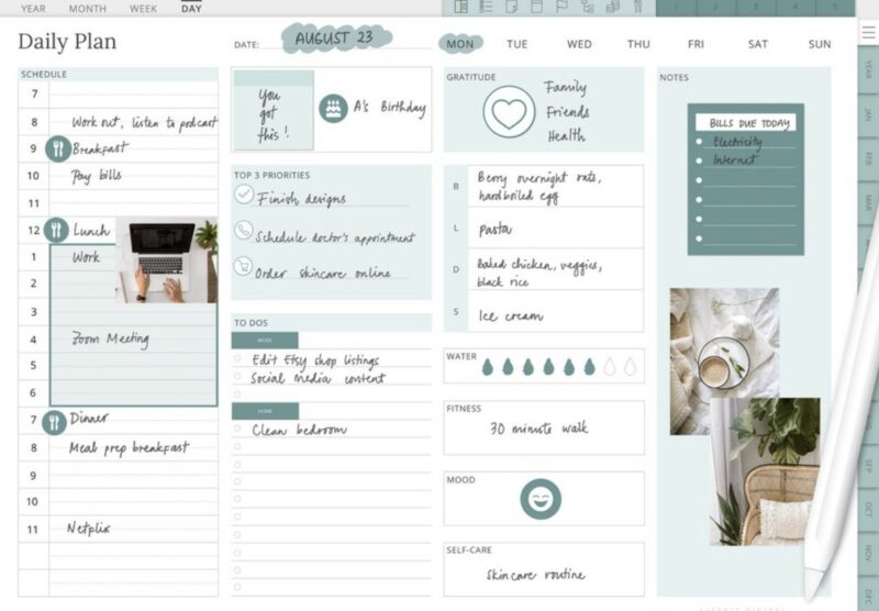 35 Useful and Beautiful GoodNotes Templates