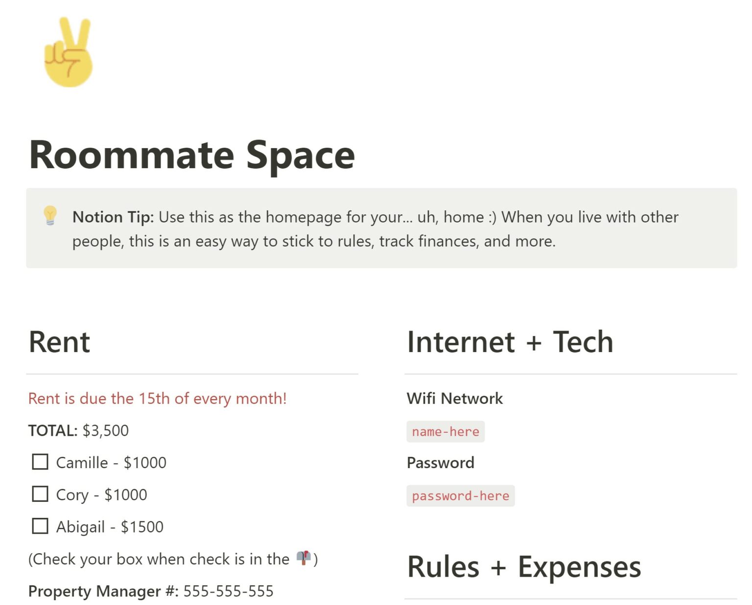 70 Personal Notion Templates to Organize Your Life - Inspiration ...