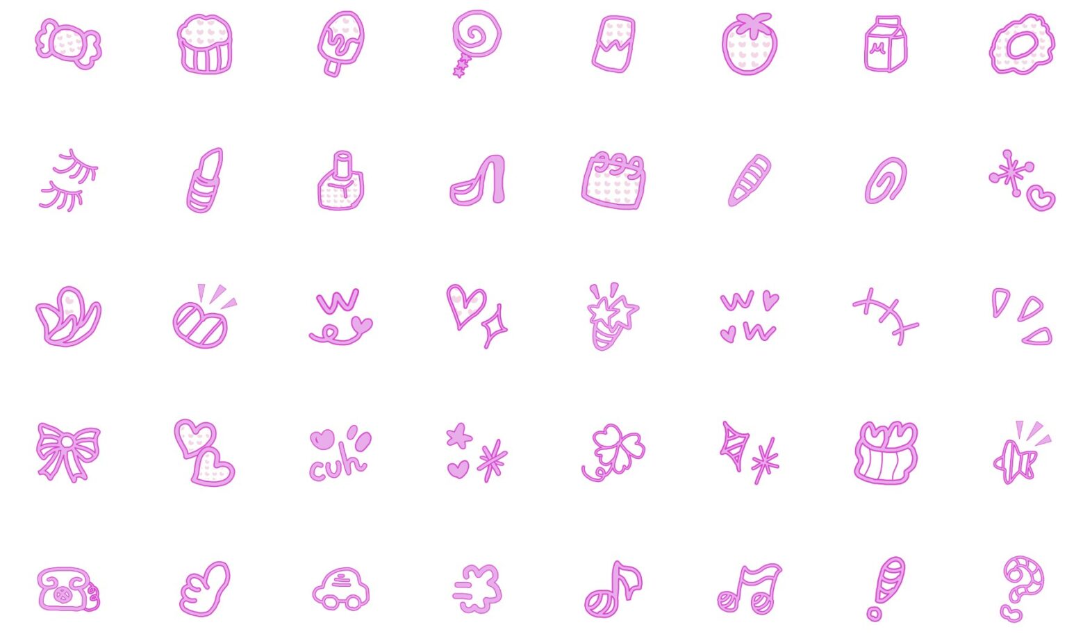 30 Cute icon packs for download - Inspiration & Productivity for Everyone