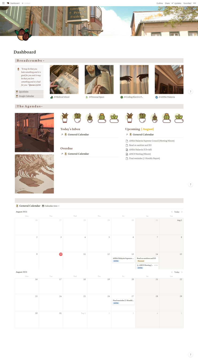 35 Notion Templates to get Inspired by - Inspiration & Productivity for ...