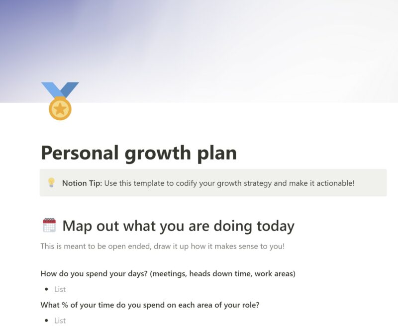 70 Personal Notion Templates to Organize Your Life - Inspiration ...