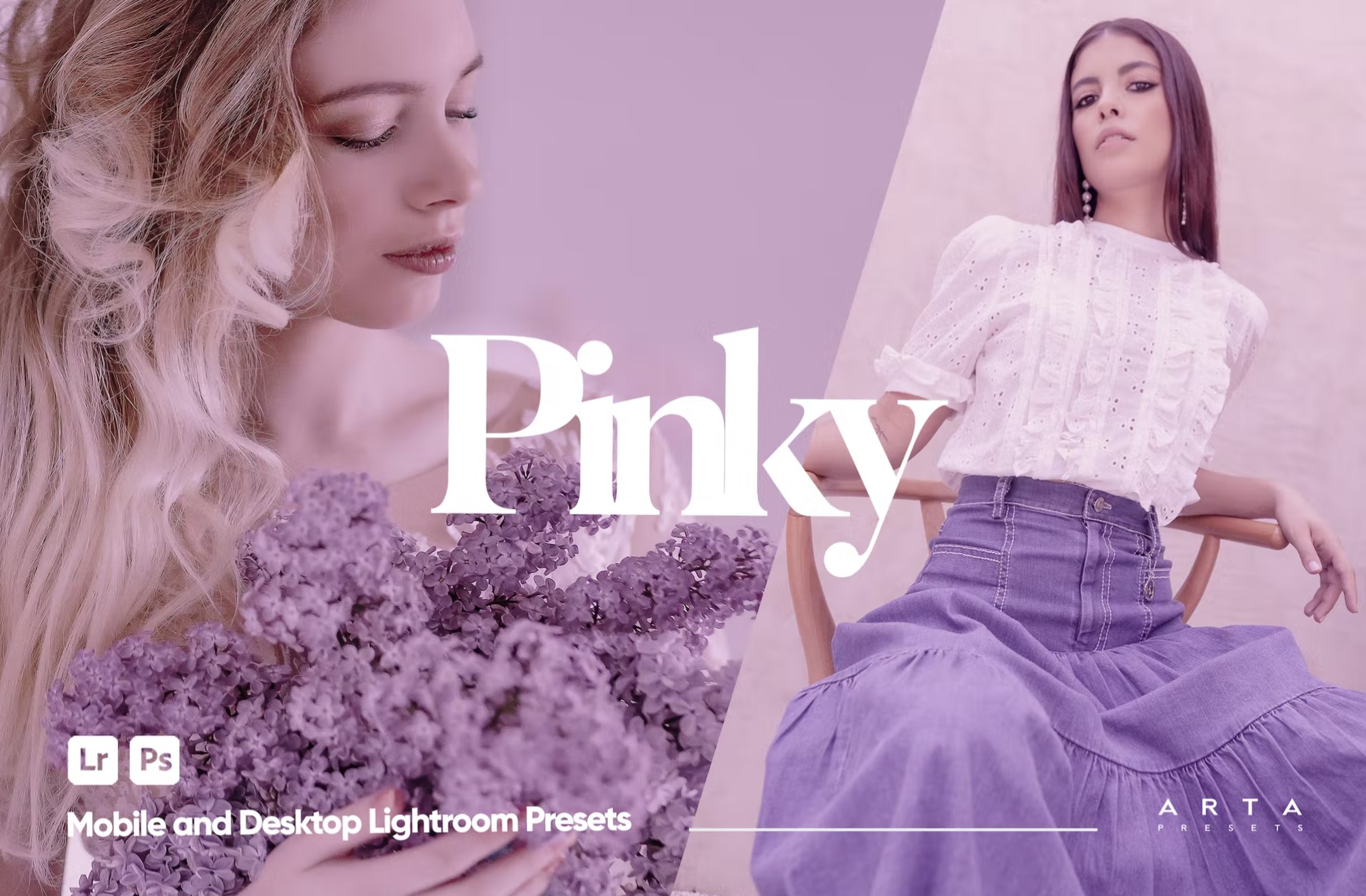 15 stunning pink Lightroom presets