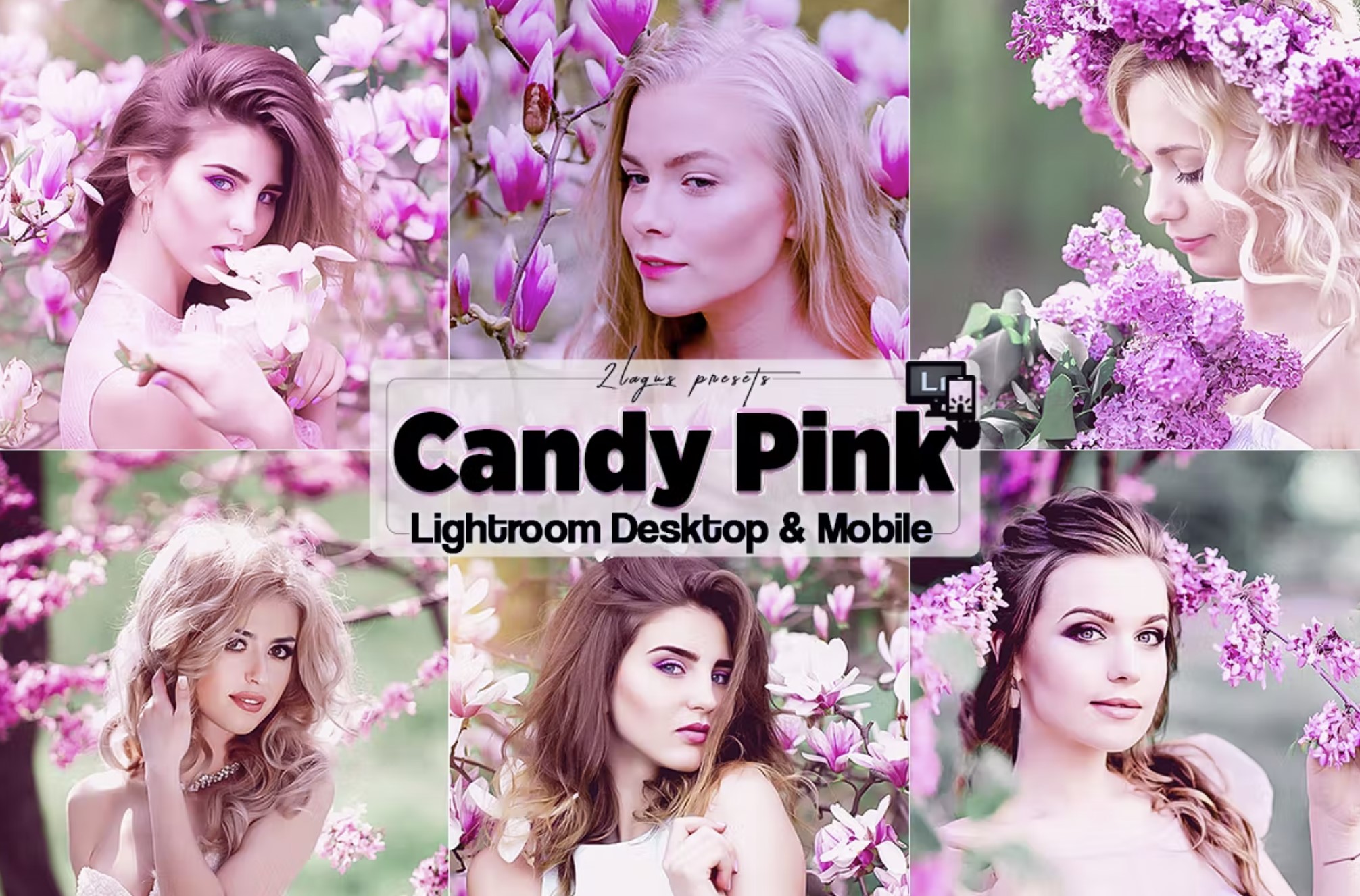 15 stunning pink Lightroom presets