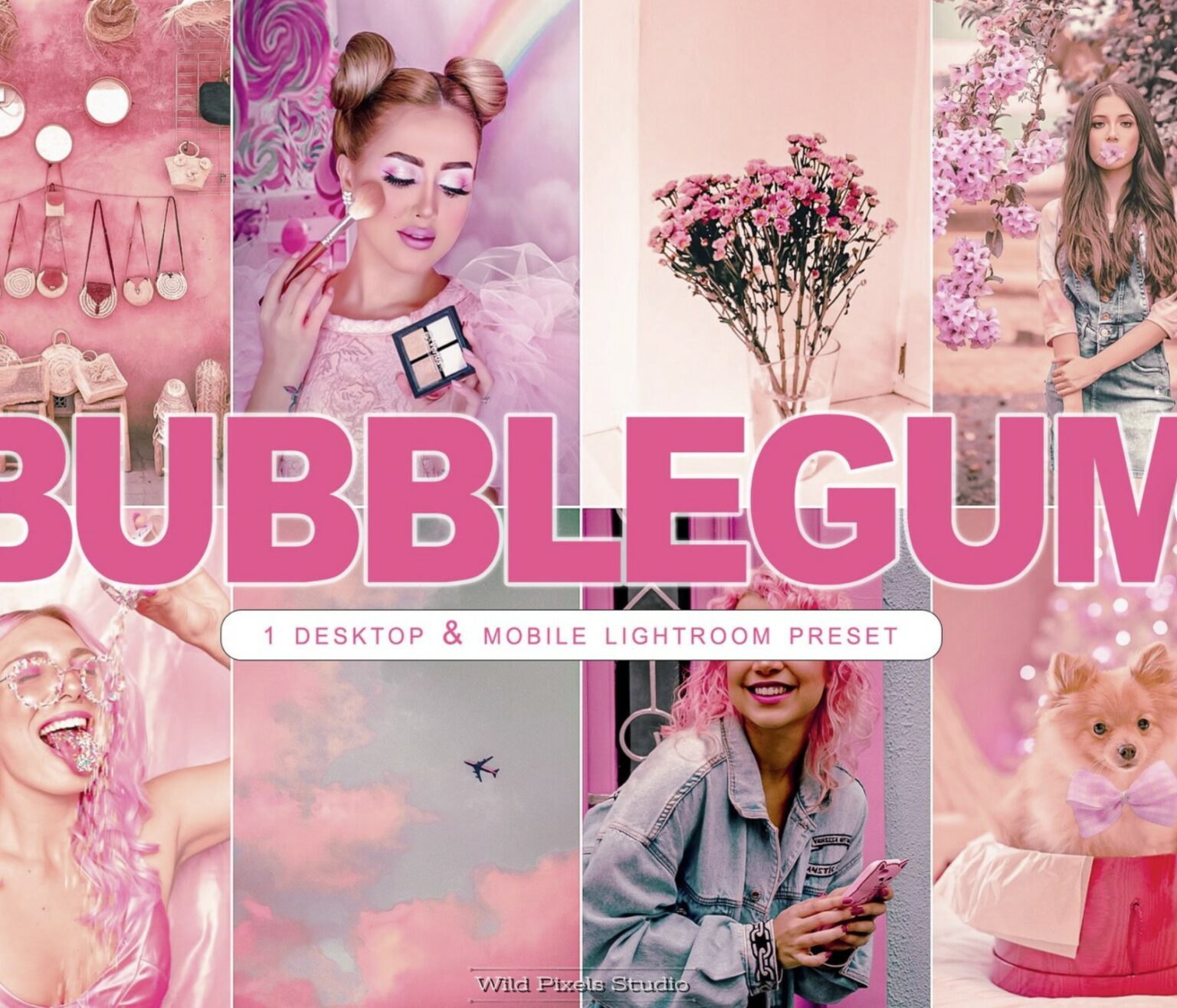 15 stunning pink Lightroom presets