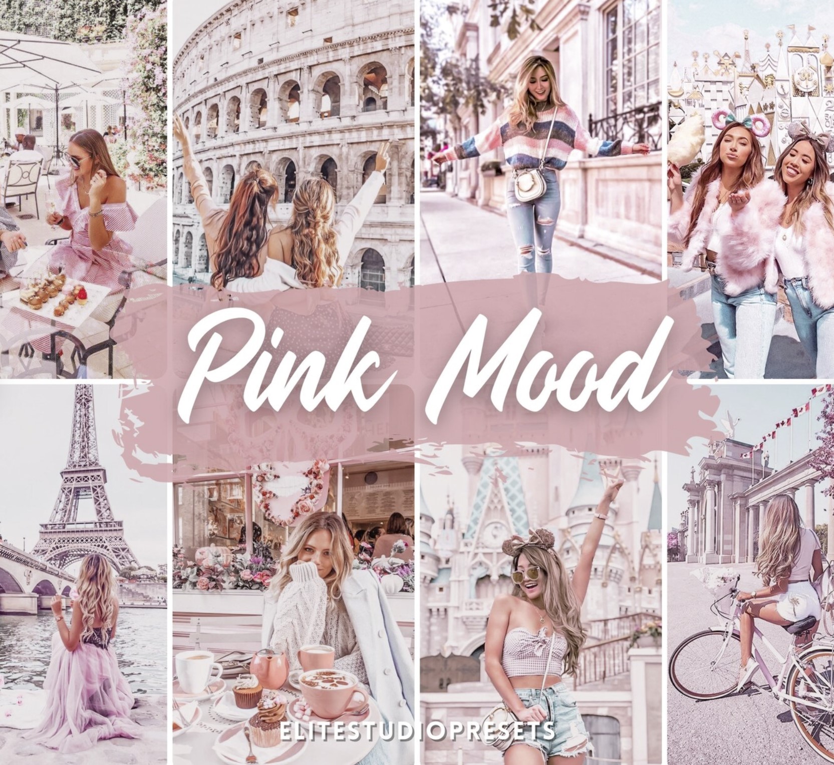 15 stunning pink Lightroom presets