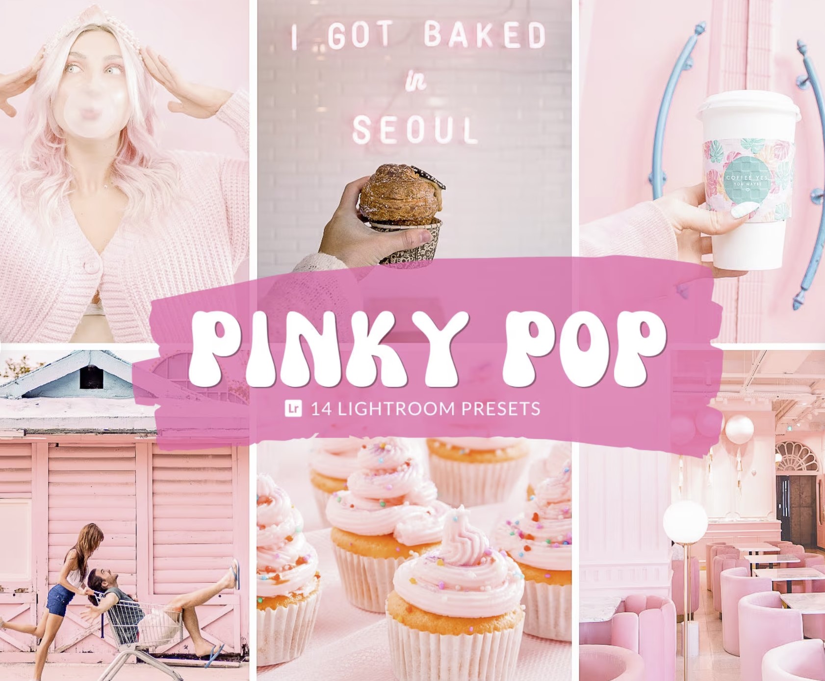 15 stunning pink Lightroom presets