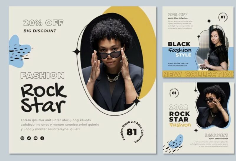 40+ Free & Best Social Media Design Kit Templates - Inspiration ...
