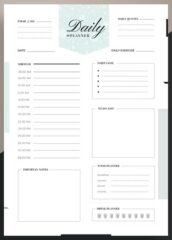 16 Best Printable Daily Planner - Inspiration & Productivity for Everyone